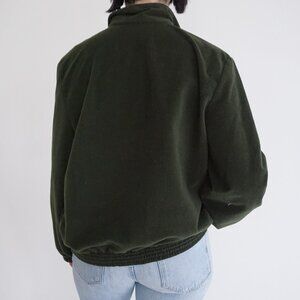 Sweaters | Vintage Carol Reed Zip Fleece Jacket Forest Green Gorpcore ...